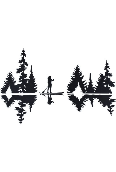 Mineliste Göl Manzarası Duvar Dekoru