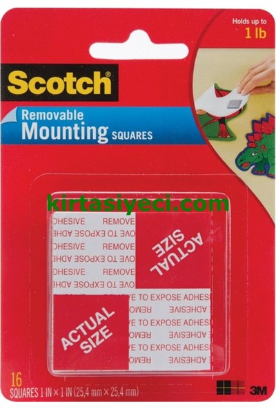 Scotch Yapışıp Çıkabilen Kare Asma Bandı