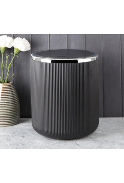 Perotti Black Silver Çöp Kovası Perotti Black Silver Çöp Kovası
