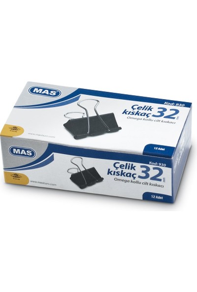 Mas Kıskaç Omega Çelik 32 mm 930