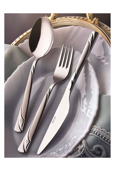 Rüya Saten Yemek Bıçağı 6'lı