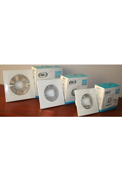 Ars 100LÜK 10CM Banyo ve Tuvalet Aspiratör Havalandırma Fanlı