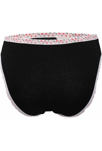 Asel Duru Puantiyeli Kadın Külot | Siyah