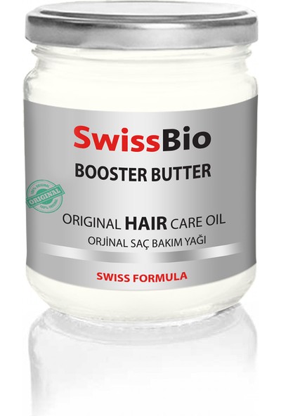 SwissBio Booster Butter Orijinal Saç Bakım Yağı 200 ml