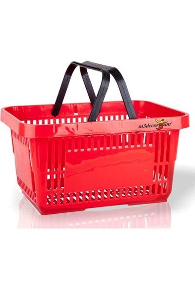 Şenyayla Plastik Market Alışveriş Sepeti ( 10 Adet ) 22LT