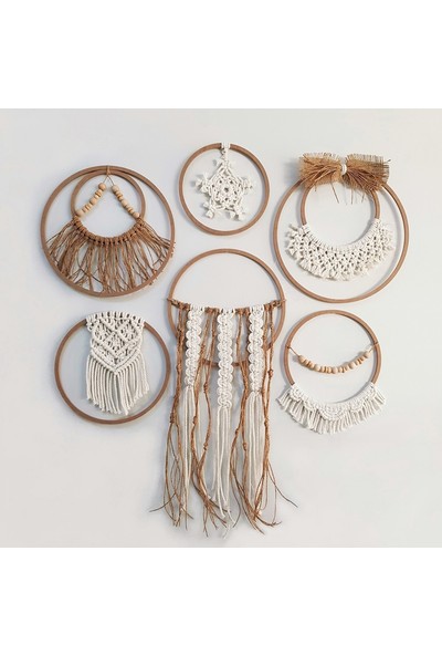 Limenis Makrome Kasnaklı Rustik Duvar Dekoru / Bohem Duvar Aksesuar / Jüt Ofis Balkon Süsü Limenis Makrome Kasnaklı Rustik Duvar Dekoru / Bohem Duvar Aksesuar / Jüt Ofis Balkon Süsü