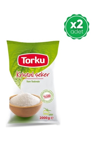 Torku Toz Şeker 2 Kg X2 Torku Toz Şeker 2 Kg X2