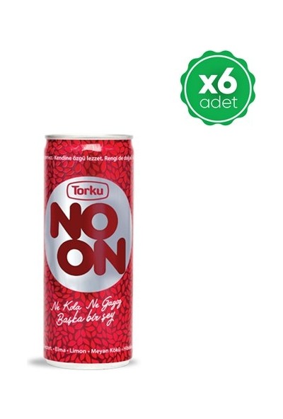 Torku NO ON Gazlı İçecek 250 Ml X6 Torku NO ON Gazlı İçecek 250 Ml X6