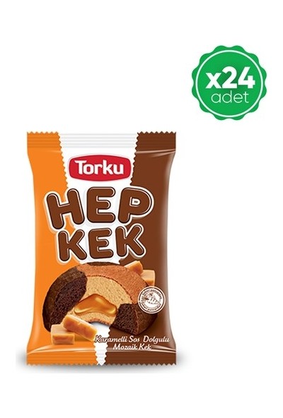 Torku Hepkek Karamel Soslu Mozaik Kek 45 Gr X24 Torku Hepkek Karamel Soslu Mozaik Kek 45 Gr X24