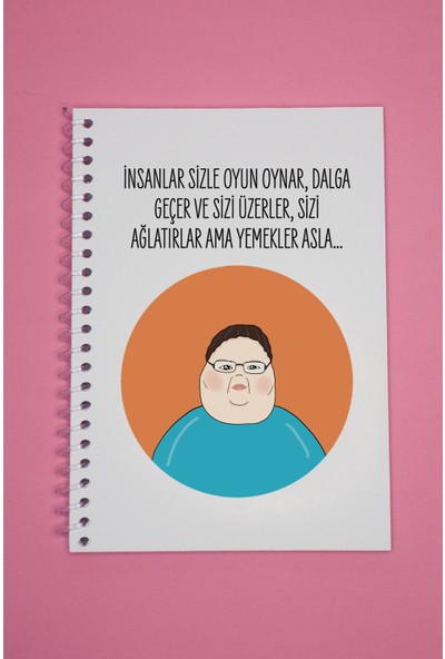 Evrem Yayıncılık Yemekler Sizi Asla Üzmez Not Defteri 120 Sayfa Evrem Yayıncılık Yemekler Sizi Asla Üzmez Not Defteri 120 Sayfa