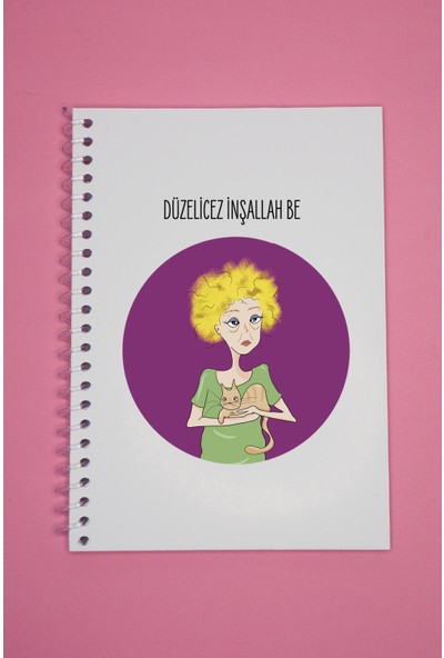 Evrem Yayıncılık Düzelicez Inşallah Be Not Defteri 120 Sayfa
