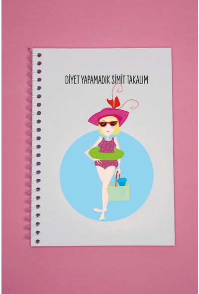 Evrem Yayıncılık Diyet Yapamadık Simit Takalım Not Defteri 120 Sayfa Evrem Yayıncılık Diyet Yapamadık Simit Takalım Not Defteri 120 Sayfa