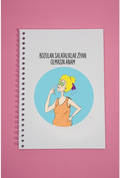 Evrem Yayıncılık Bozulan Salatalıklar Ziyan Olmasın Anam Not Defteri 120 Sayfa Evrem Yayıncılık Bozulan Salatalıklar Ziyan Olmasın Anam Not Defteri 120 Sayfa