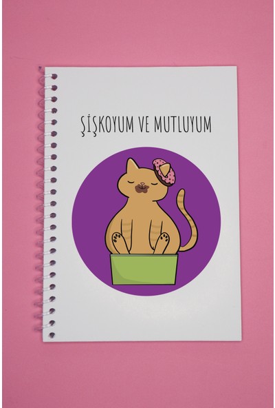 Evrem Yayıncılık Şişkoyum ve Mutluyum Not Defteri 120 Sayfa Evrem Yayıncılık Şişkoyum ve Mutluyum Not Defteri 120 Sayfa