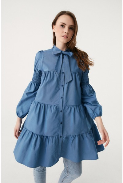 Kolu Gipeli Parçalı Tunik