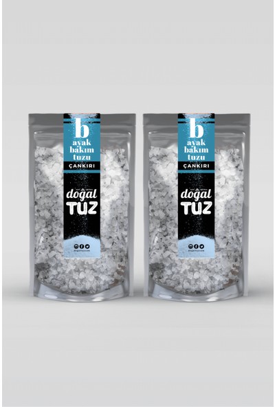 Doğal Tuz Doğal Pedikür Tuzu (Killi) - Ayak Bakım Tuzu 2 kg (2 Adet x 1 kg Paket) Doğal Tuz Doğal Pedikür Tuzu (Killi) - Ayak Bakım Tuzu 2 kg (2 Adet x 1 kg Paket)