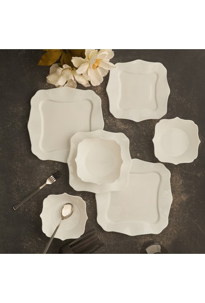 Karaca Olivia 18 Parça 6 Kişilik Yemek Takımı