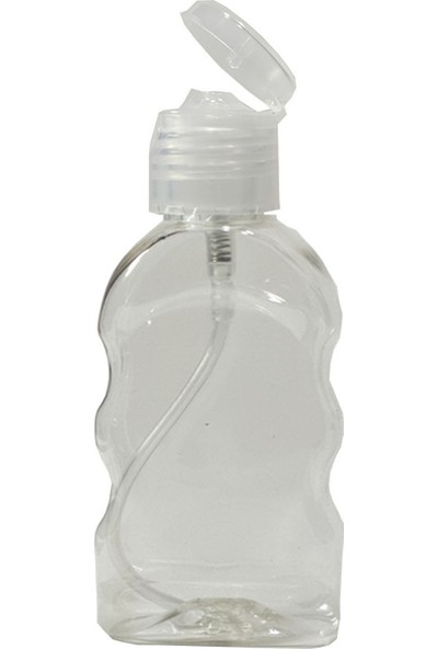Paradise 40 Adet 50 Ml Flip Top Kapaklı Est Likit Mürekkep - Dezenfektan - Kolonya Boş Şişesi