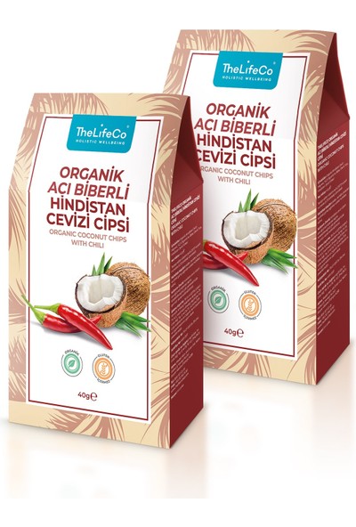 TheLifeCo 2'li TheLifeCo Acı Biberli Hindistan Cevizi Cipsi 40 gr (glutensiz, vegan) TheLifeCo 2'li TheLifeCo Acı Biberli Hindistan Cevizi Cipsi 40 gr (glutensiz, vegan)