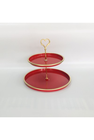 Lavin Metal 2 Katlı Kurabiyelik Kırmızı