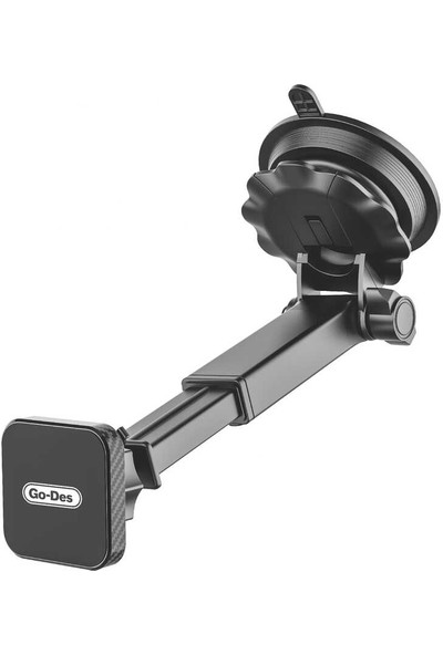 Go Des GD-HD738 Manyetik Mıknatıslı Araç Içi Telefon Tutucu Uzayabilen Vantuzlu Dizayn