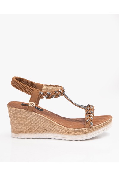Dolgu Topuk Kadın Sandalet 1051