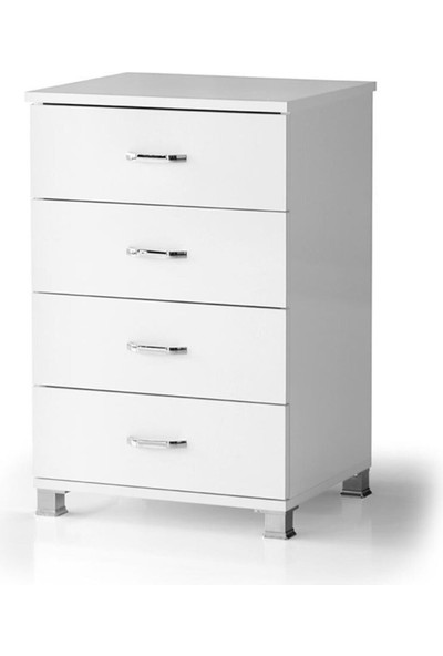 4 Çekmeceli Komodin Şifonyer 51X45X79CM