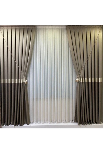 Nilda Pano Fon Perde 1/3 Pileli Tek Kanat Nilda Pano Fon Perde 1/3 Pileli Tek Kanat