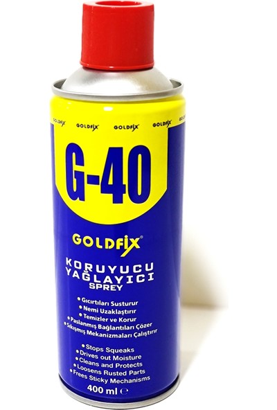 Goldfix G-40 Koruyucu Yağlayıcı Sprey 400ML Wd-40/g-40 Goldfix G-40 Koruyucu Yağlayıcı Sprey 400ML Wd-40/g-40