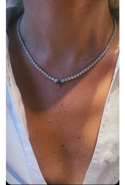 Rossetto Shoes Rs Zirkon Taşlı Yıldız Su Yolu Kolye