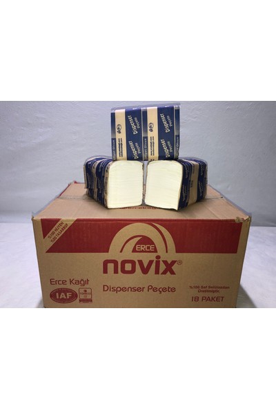 Novix Dispenser Peçete 2,5 Kat 125'LI x 18 Novix Dispenser Peçete 2,5 Kat 125'LI x 18