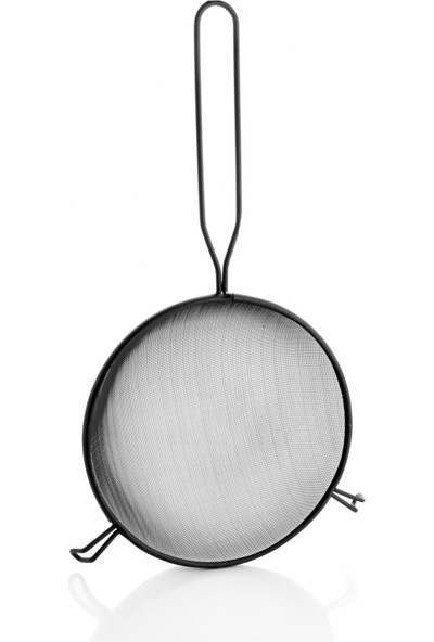 Kitchen Life Profesyonel Paslanmaz Çelik Tel Siyah Süzgeç 18 cm - Özel Seri Kitchen Life Profesyonel Paslanmaz Çelik Tel Siyah Süzgeç 18 cm - Özel Seri