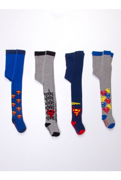 Superman Supeman 4 Adet Çocuk Külotlu Çorap 19027 Superman Supeman 4 Adet Çocuk Külotlu Çorap 19027