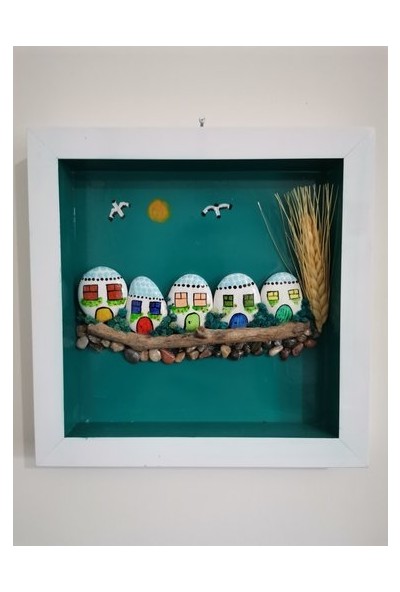 Vaye Takı Tasarım El Yapımı Taş Boyama Tablo