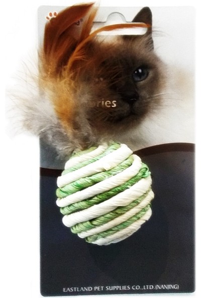 Eastland Tüylü Doğal Kedi Oyu.top 4,5cm