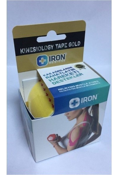 Kinesio Tape Sarı Renk Sporcu Kas Bandı Kinesio Tape Sarı Renk Sporcu Kas Bandı