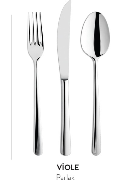 Aryıldız Viole 89 Parça Kutulu Çatal Kaşık Bıçak Takımı