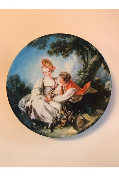 Porselen Dekoratif Duvar Tabağı Porselen Dekoratif Duvar Tabağı