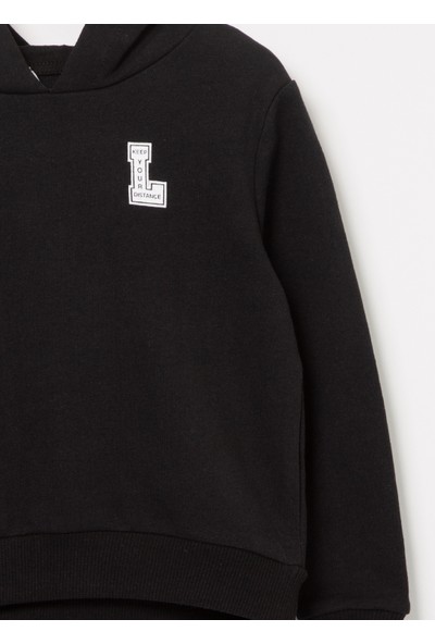 Limon Sweatshirt, 13-14 Yaş, Siyah