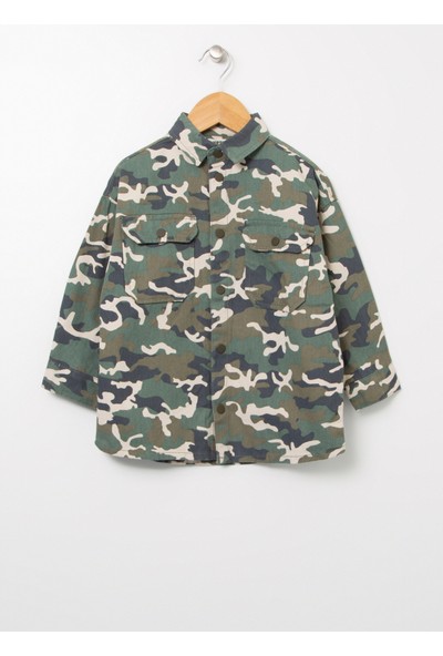 Koton Gömlek Yaka Normal Kalıp Düz ÇokRenkli Erkek Çocuk Ceket - 2SKB20006TW