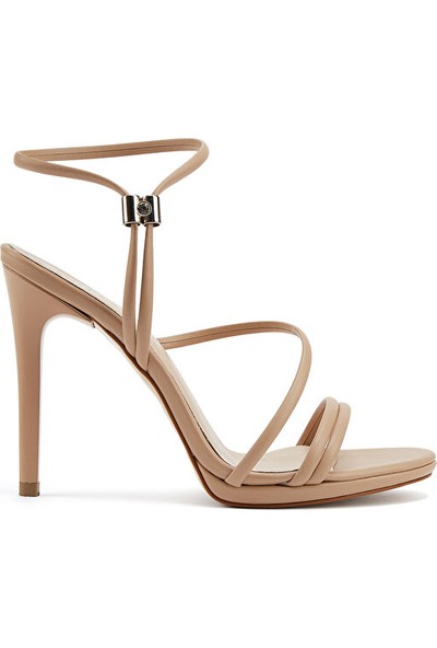 Sole Sisters Evan Topuklu Sandalet - Krem Sole Sisters Evan Topuklu Sandalet - Krem