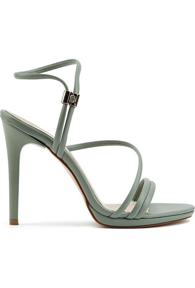 Sole Sisters Evan Topuklu Sandalet - Yeşil Sole Sisters Evan Topuklu Sandalet - Yeşil