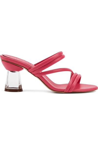 Sole Sisters Fıen Topuklu Terlik - Fuşya