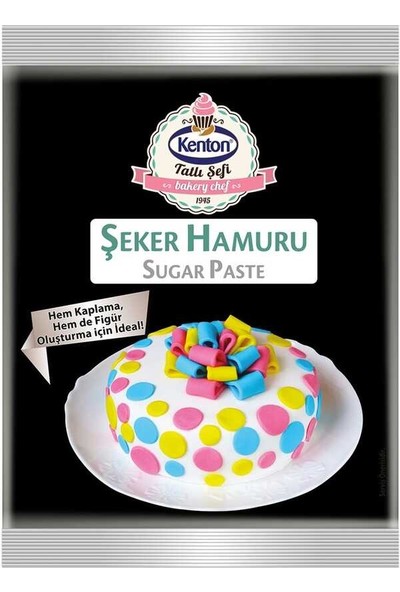 Kenton Tatlı Şefi Şeker Hamuru Siyah 400 G Kenton Tatlı Şefi Şeker Hamuru Siyah 400 G
