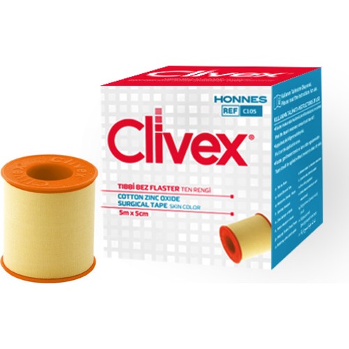 Clivex Flaster (Bez) 5m x 5cm Clivex -3 Kutu Fiyatı
