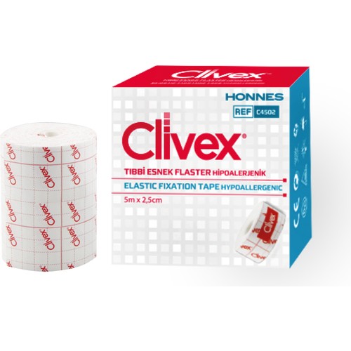 Clivex Flaster (Fix) 5m x 2,5cm Clivex - 3 Kutu Fiyatı