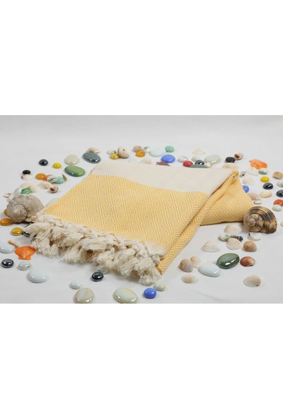 By Sevon Peştemal Elmas Desenli Pamuk.banyo, Plaj, Sauna