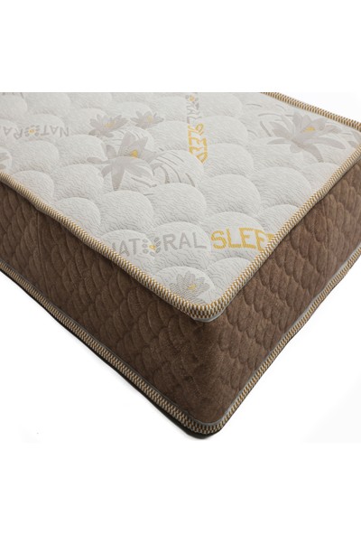 Bedart 90X190X20 Naturel Sleep Örme Pamuk Terletmeyen Kumaş Full Ortapedik Yaylı Bebek Yatağı