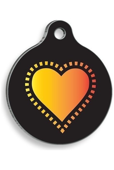 Altın Pati Güneş Kalp Yuvarlak Kedi ve Köpek Künyesi Altın Pati Güneş Kalp Yuvarlak Kedi ve Köpek Künyesi