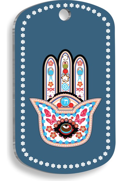 Altın Pati Koyu Mavi 3. Göz Pet Tag